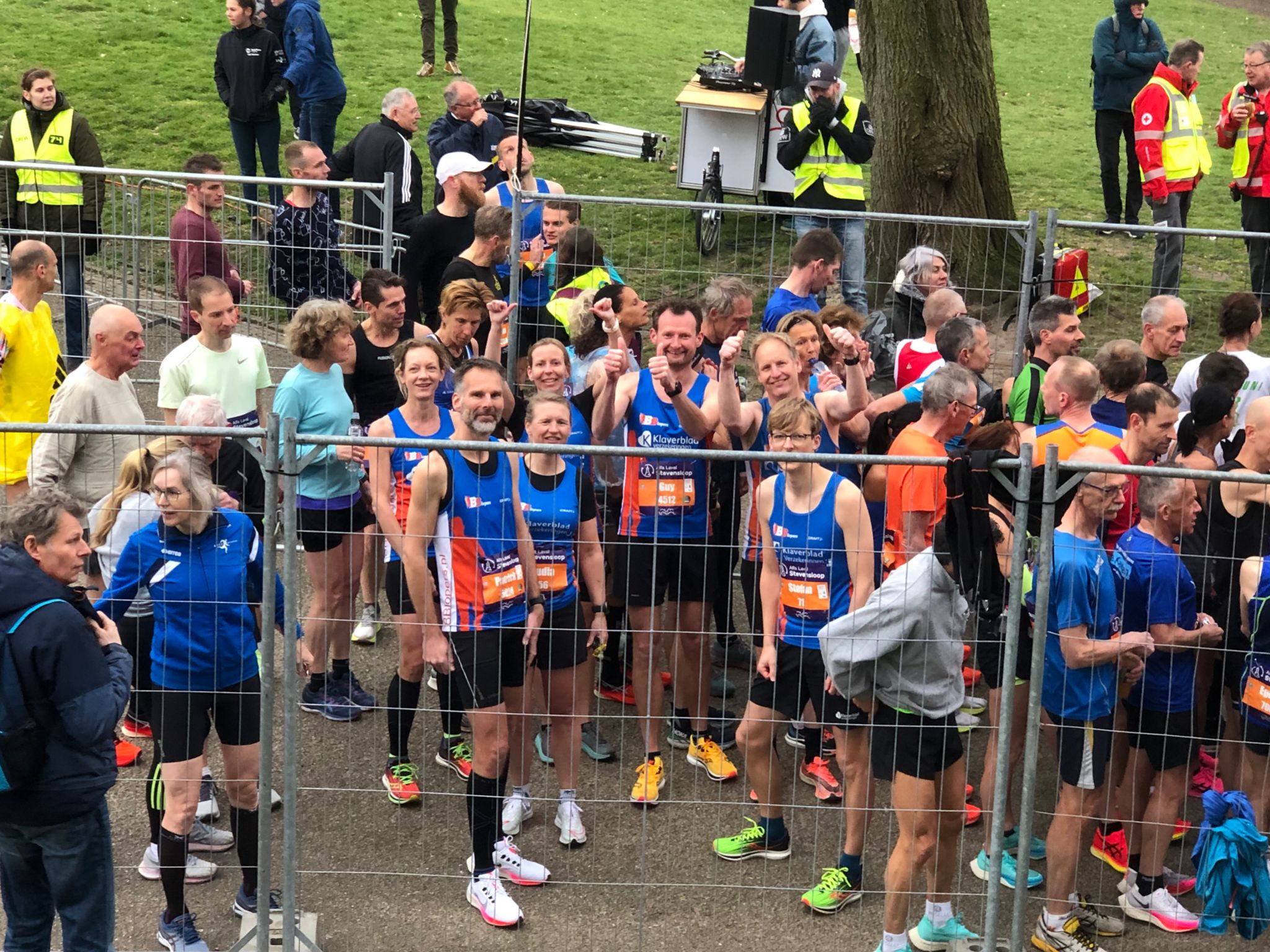 PR Regen bij NK Halve Marathon bij Stevensloop in Nijmegen